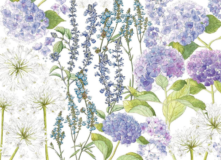 Botanical Wrapping Paper – Set of 3 Sheets – CoralBloom® Studio